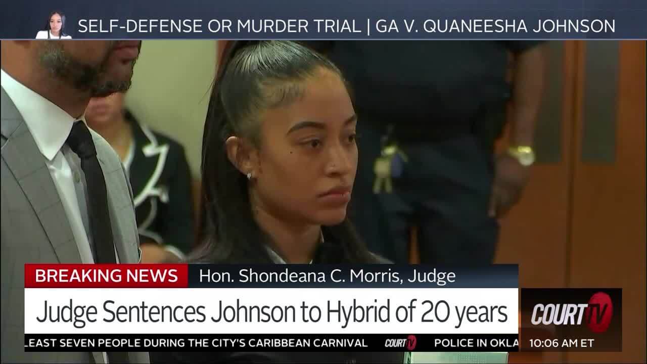 Self-Defense or Murder Trial: Quaneesha Johnson Sentenced | Court TV Video