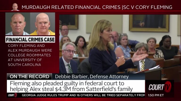 Murdaugh Financial Crimes: Victims Speak at Cory Fleming Sentencing ...