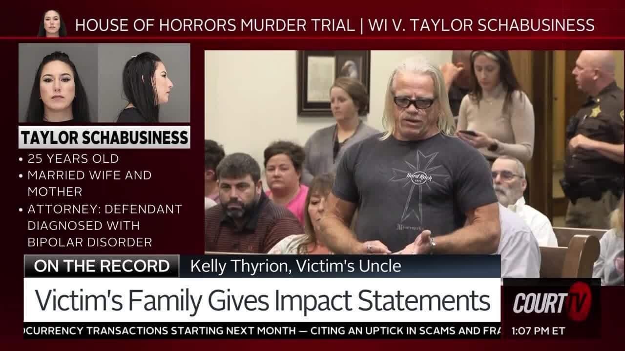Schabusiness Victim Impact Statements: Thyrion's Uncle and Dad Speak ...
