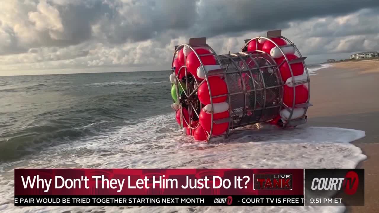Man Arrested Trying to Cross Ocean in Hamster Wheel | Court TV Video