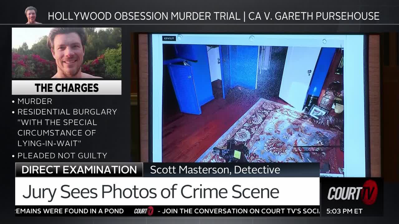 Hollywood Obsession Murder Trial Jury Sees Photos Of Crime Scene