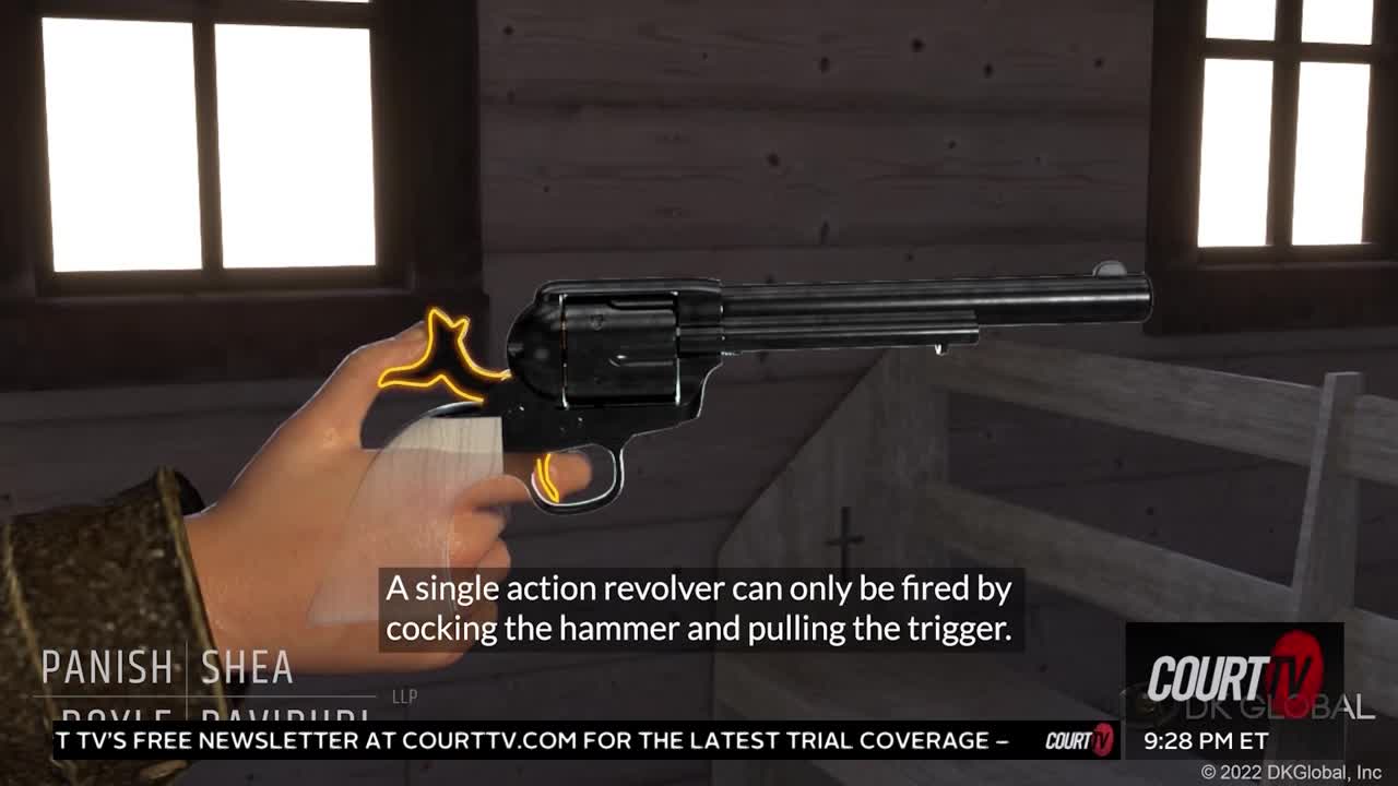 Animated Reenactment Shows 'Rust' Set Shooting | Court TV Video