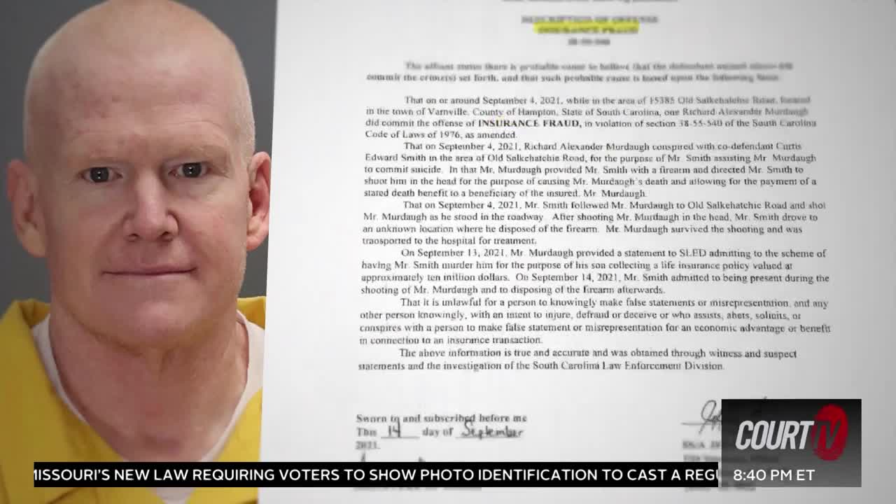 Alex Murdaugh Still Facing Charges For Roadside Shooting Court Tv Video