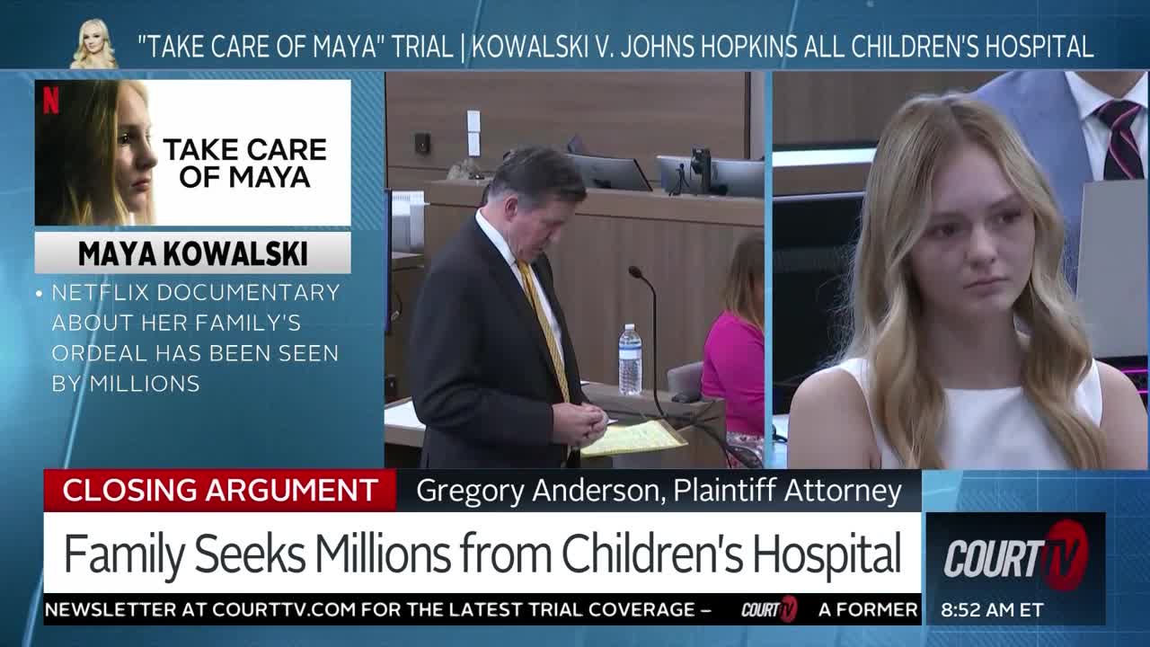 'Take Care of Maya' Trial: Kowalski Family Attorneys Deliver Closing ...