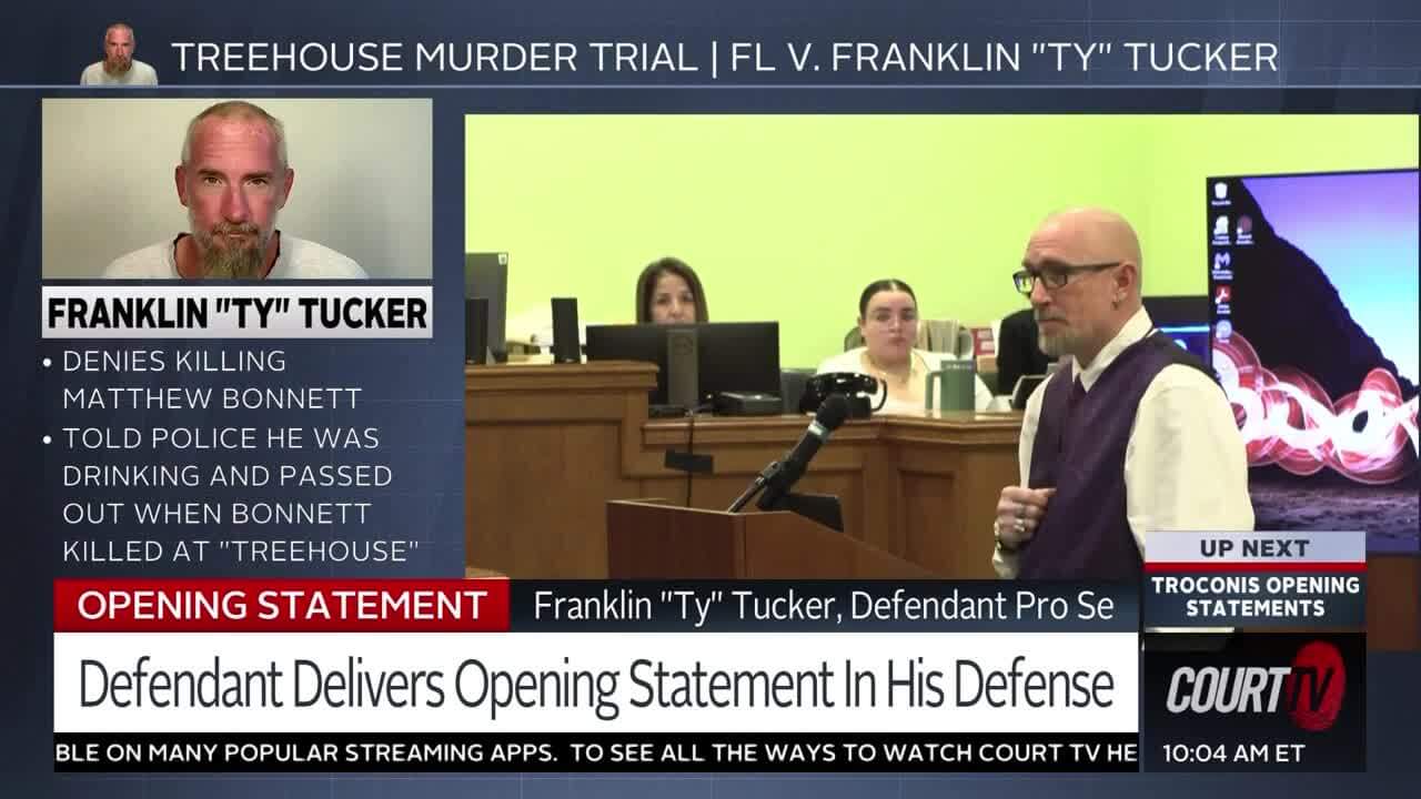 Treehouse Murder Trial: Defendant Delivers Opening Statement | Court TV ...