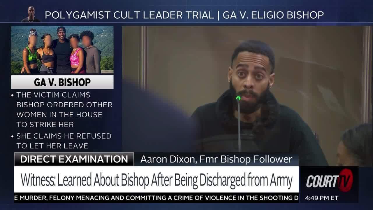 Former Cult Follower Testifies Against Eligio Bishop | Court TV Video