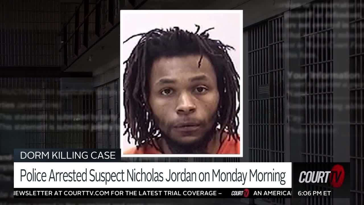 Nicholas Jordan Arrested After 2 Killed in University Dorm | Court TV Video