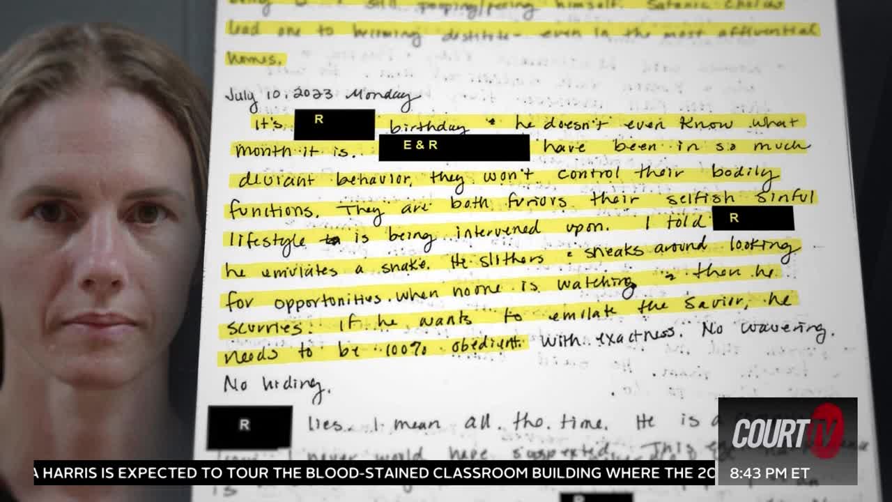 Ruby Franke's Dark, Private Thoughts Displayed in Journal | Court TV Video