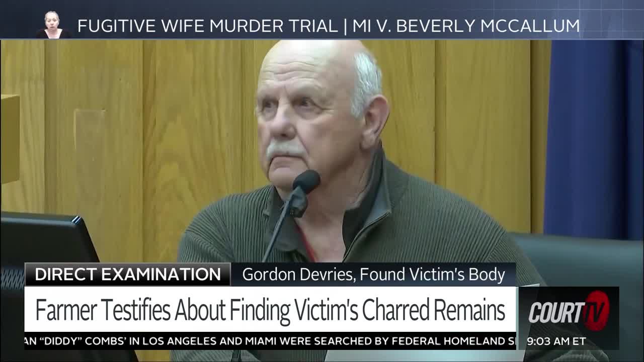 Fugitive Wife Murder Trial Farmer Recalls Finding Victims Body