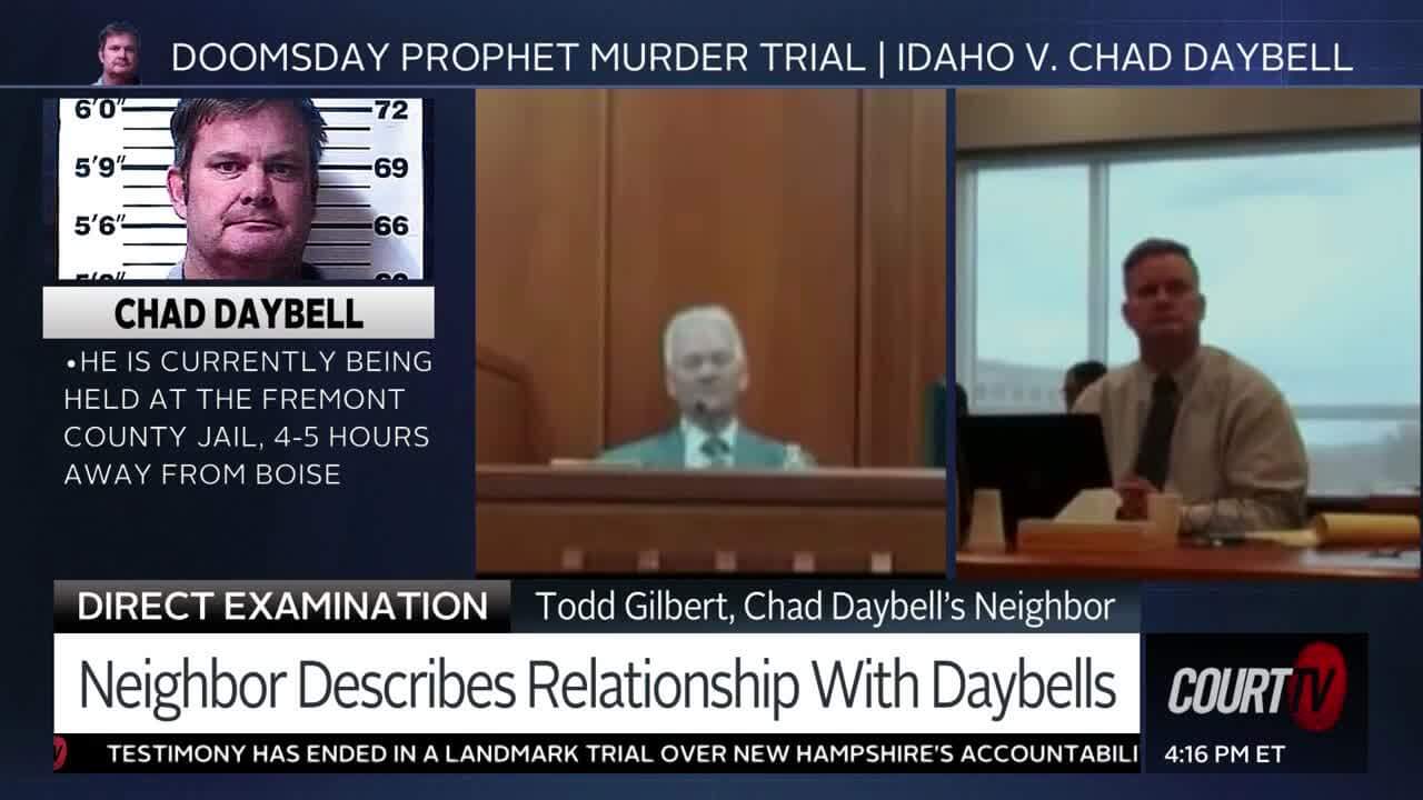 Daybell Neighbor Says it Was 'Odd' to See Chad Rub Lori's Leg | Court ...