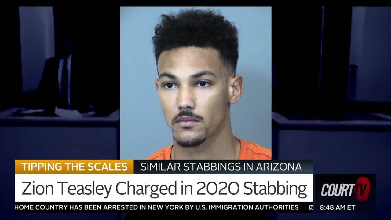 Zion Teasley Charged in 2020 Stabbing | Court TV Video