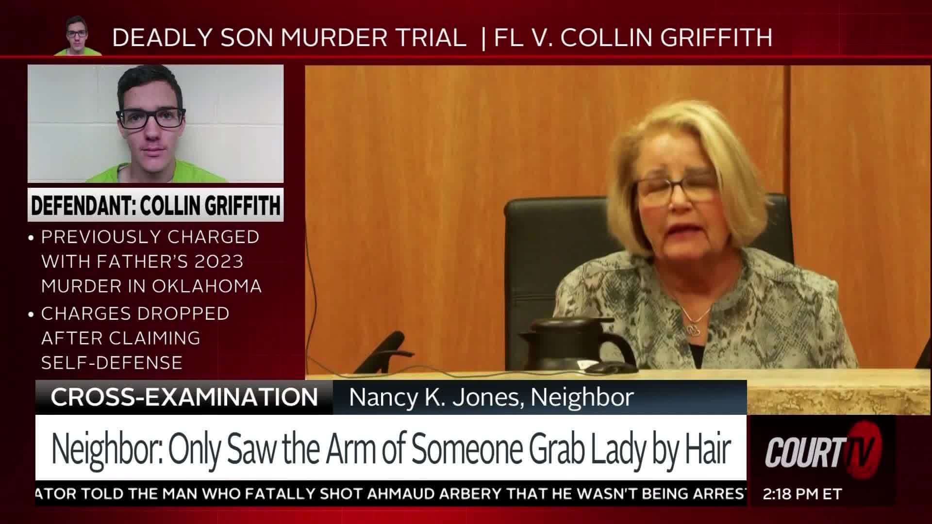 Neighbor Describes Seeing Catherine Griffith Pulled By Her Hair | Court ...