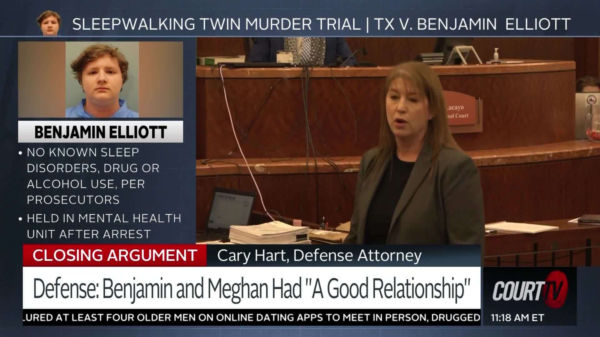 Sleepwalking Twin Murder Trial : Defense's Closing Argument | Court TV ...
