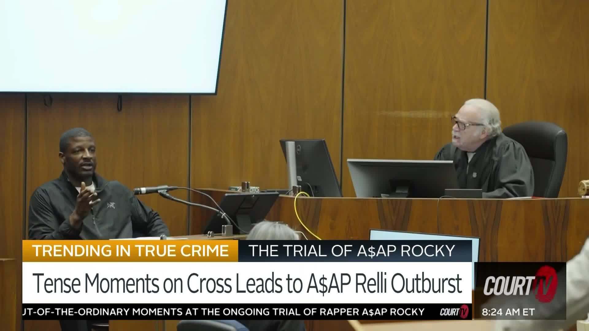 Tense Cross of Alleged Victim Leads to Outburst in A$AP Rocky's Trial ...