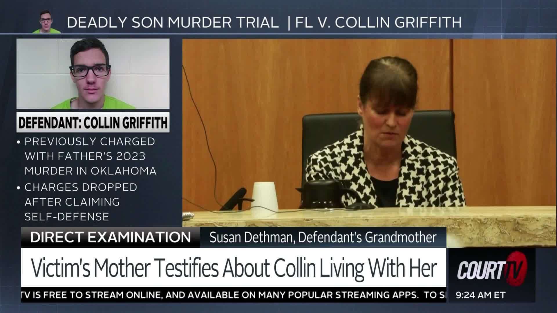 Collin Griffith's Grandmother Says Victim Had History of Lying | Court ...
