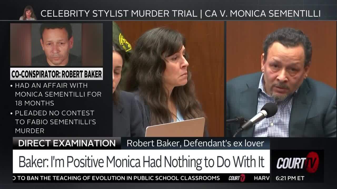 Ex-Lover Robert Baker: Monica Had Nothing To Do With Fabio’s Murder | Court TV Video