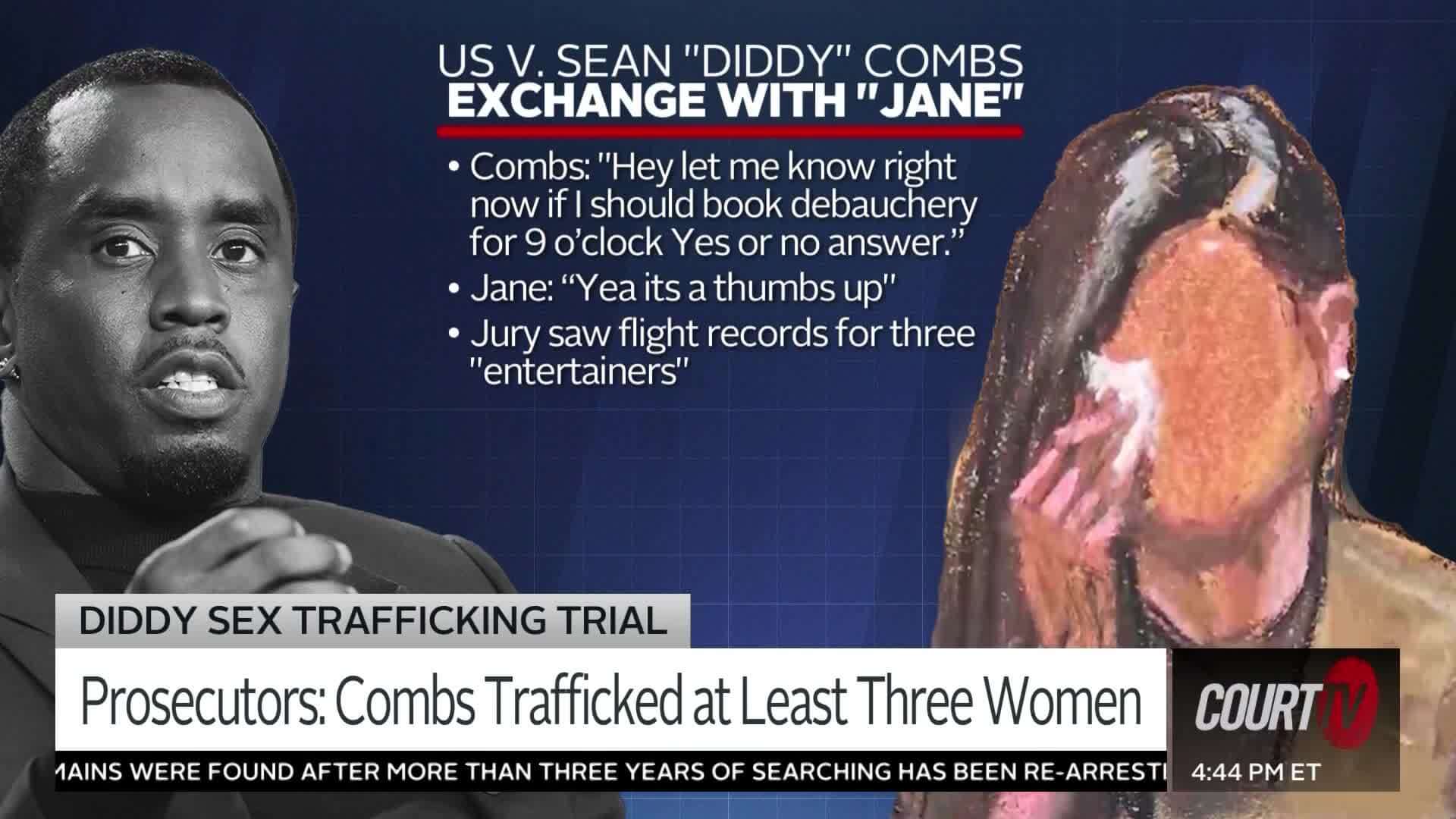 Jury Hears Diddy and 'Jane' Discuss Booking Debauchery and Buying ...