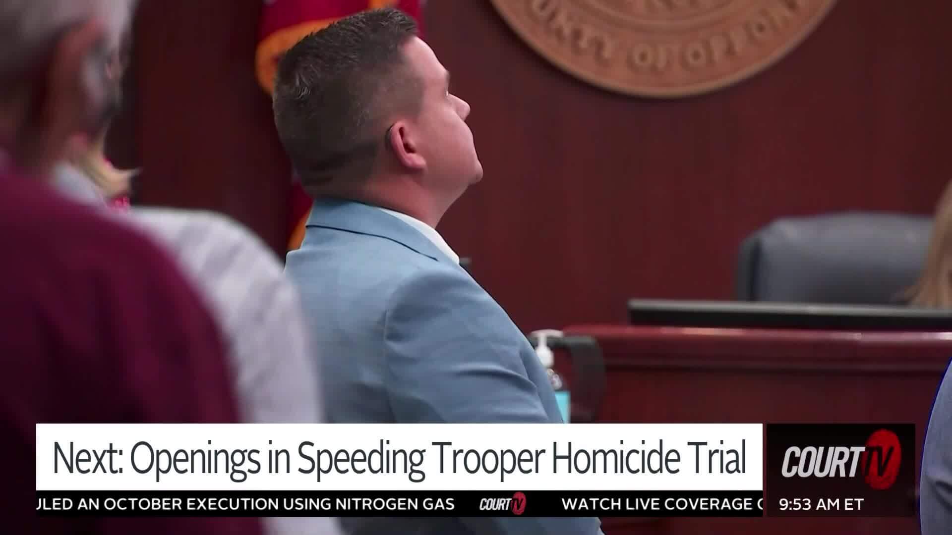 Speeding Trooper Homicide Trial: Opening Statements | Court TV Video