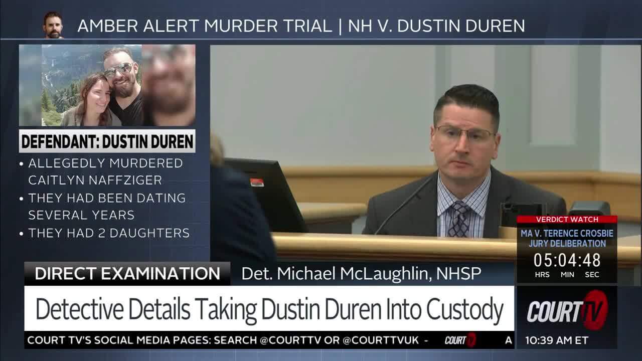 Detective Details Taking Defendant Dustin Duren Into Custody | Court TV ...
