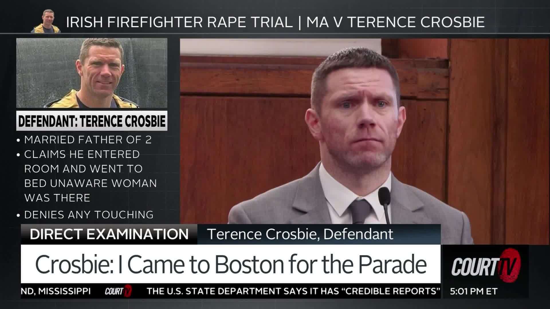 Terence Crosbie: I Came To Boston For The Parade | Court TV Video
