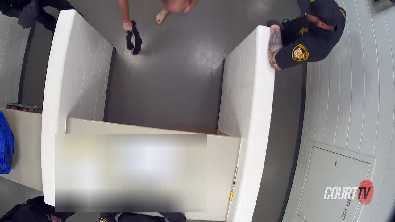 Jail Video Shows Michael McKee Being Booked After Arrest | Court TV Video
