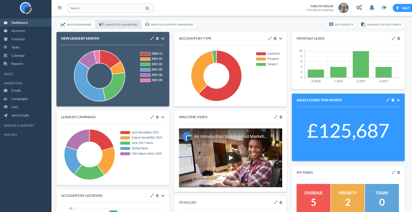 New CRM Navigation Menu & Default Dashboard - Really Simple Systems New CRM Navigation Menu & Default Dashboard - Really Simple Systems