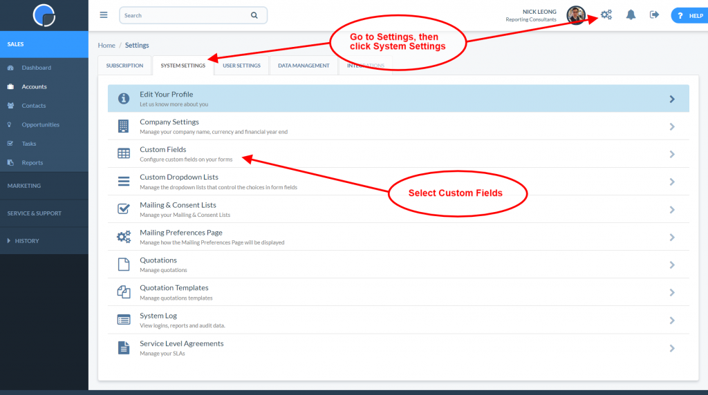 CRM Custom Fields | Easy Customisation of your CRM