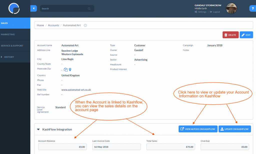 CRM KashFlow Integration | Integrating your CRM with KashFlow
