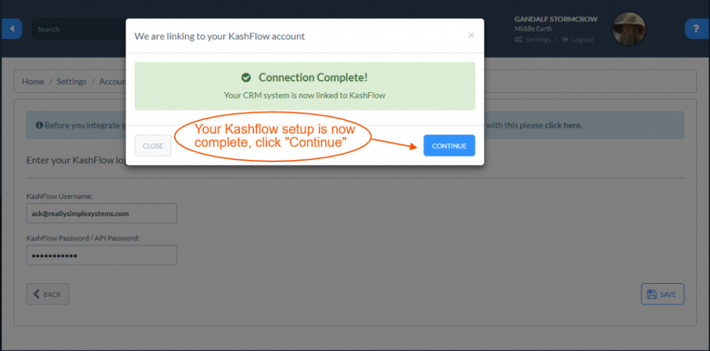 CRM KashFlow Integration | Integrating your CRM with KashFlow