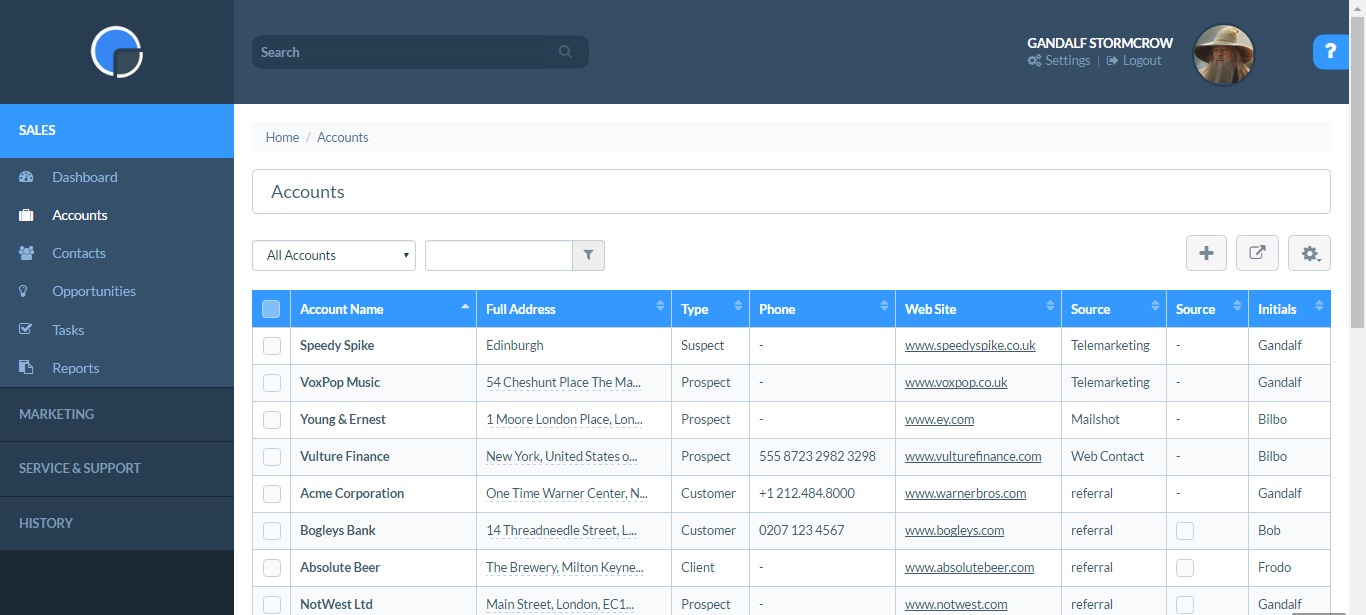1-3accounts-home-page - Spotler CRM Support 1-3accounts-home-page - Spotler CRM Support