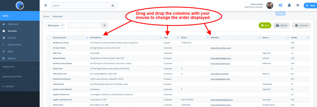 Custom Data Tables | Custom settings for your CRM System