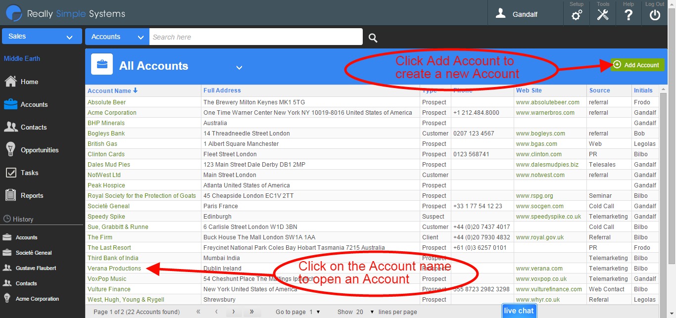 Accounts1 - Spotler CRM Support Accounts1 - Spotler CRM Support