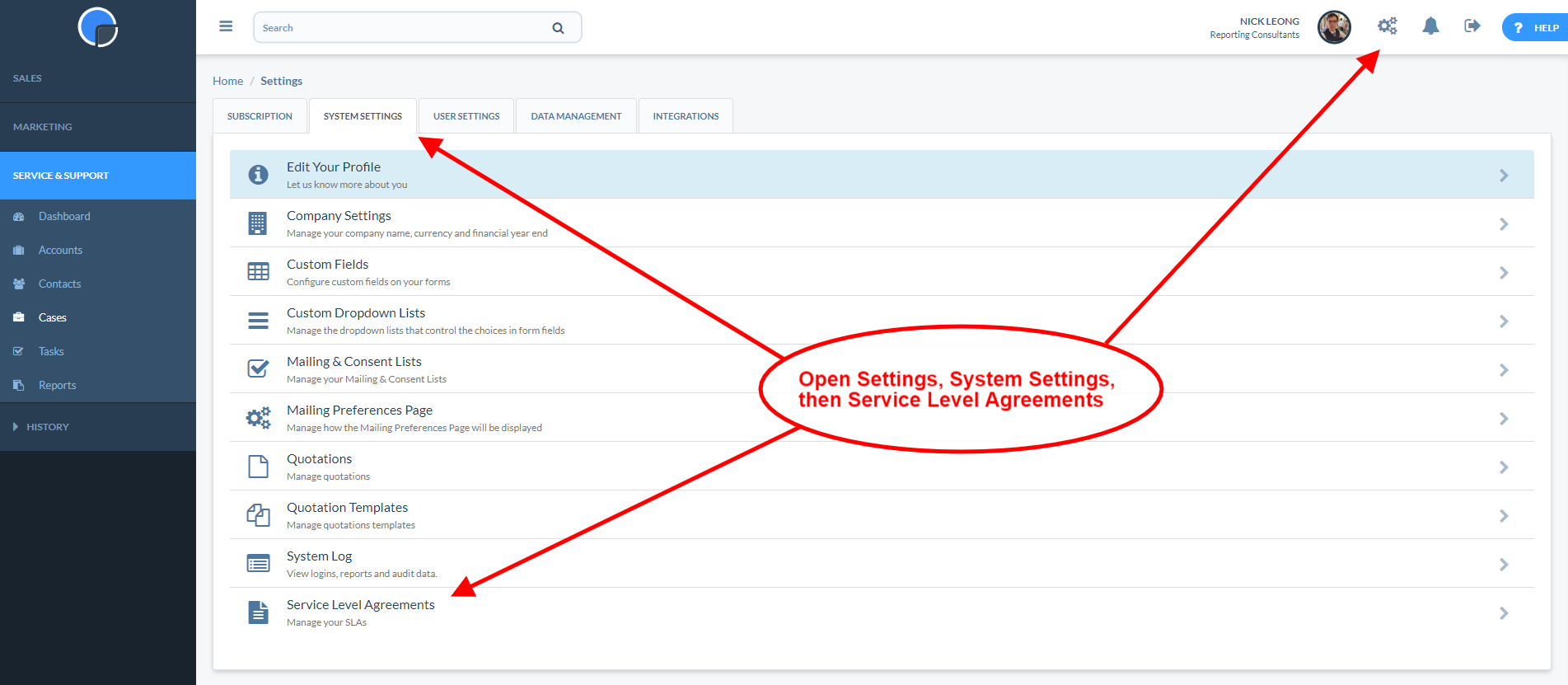 Service Level Agreements | SLAs managed in your CRM