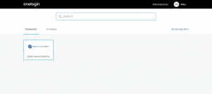 OneLogin Portal - Really Simple Systems CRM Support