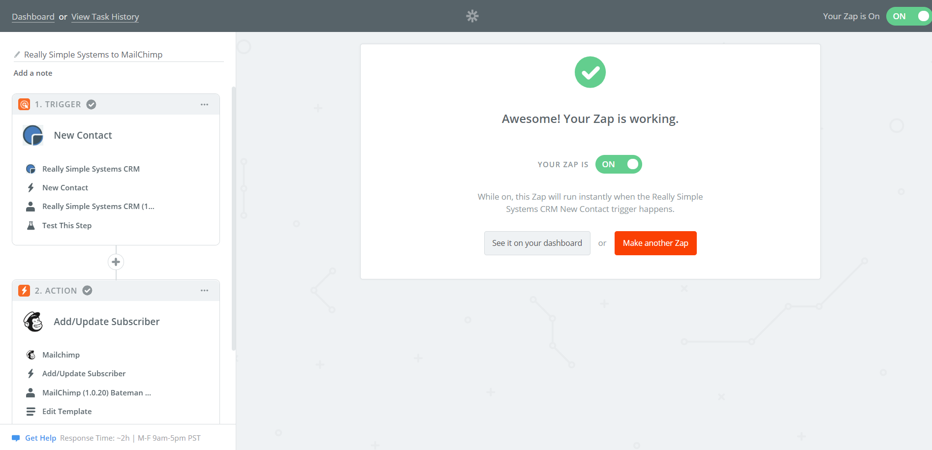 Zapier Integration with Really Simple Systems CRM