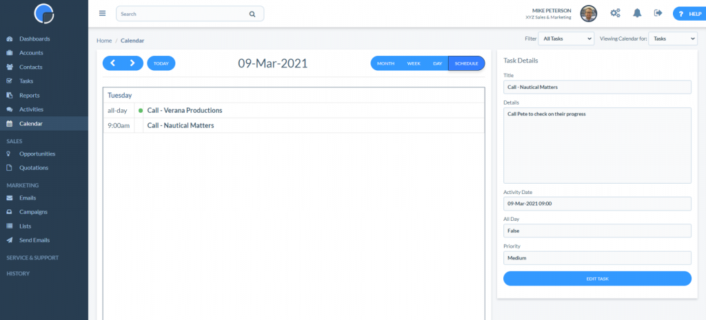 Managing Tasks in your CRM system | SpotlerCRM