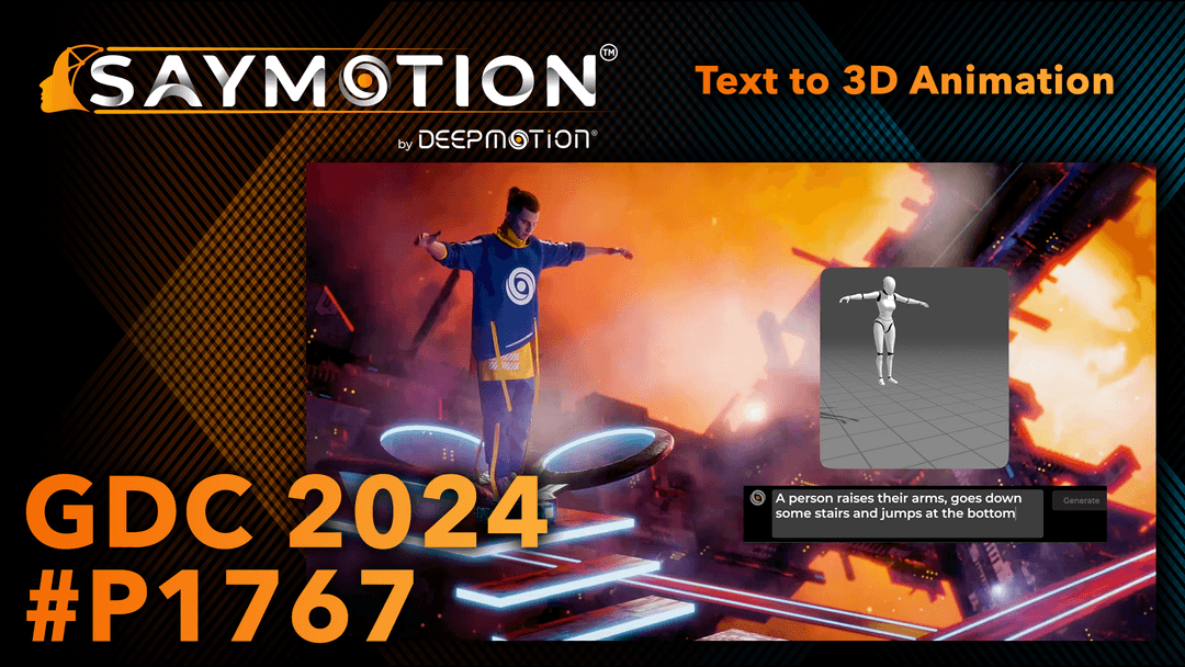 DeepMotion | AI-Driven 3D Animation | Video & Text to 3D Motion