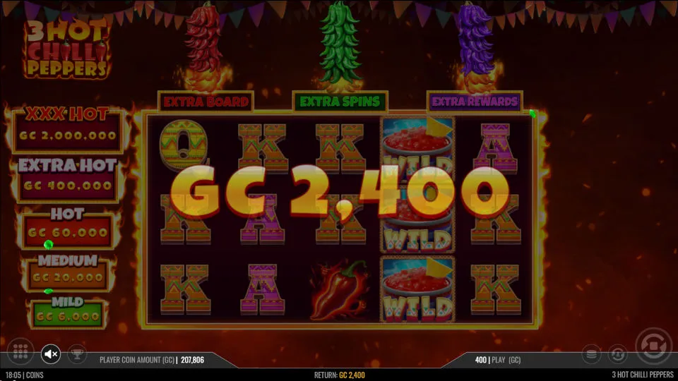 Play 3 Hot Chilli Peppers Slot | HelloMillions