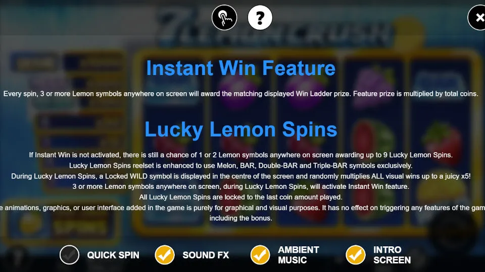 Play 7 Lemon Crush Slot | HelloMillions