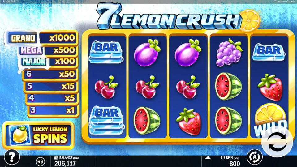 Play 7 Lemon Crush Slot | HelloMillions