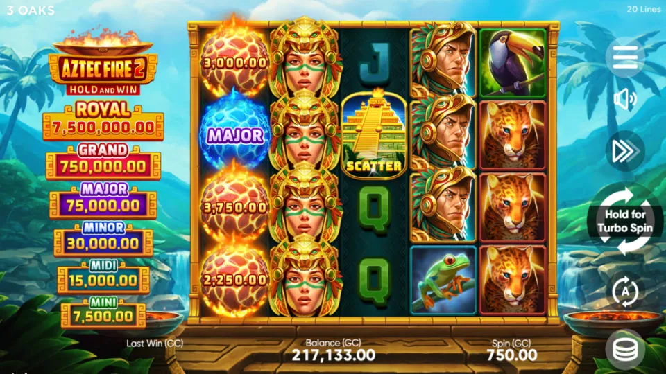 Play Aztec Fire 2 Slot | HelloMillions