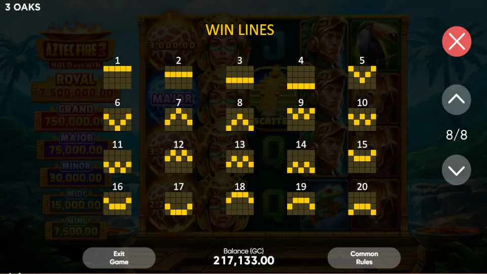 Play Aztec Fire 2 Slot | HelloMillions
