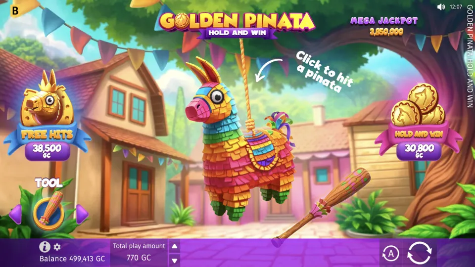 Play Golden Pinata: Hold And Win Slot | HelloMillions
