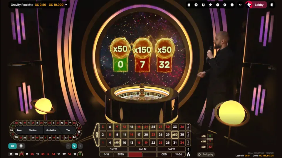 Play Gravity Roulette by ICONIC21 | HelloMillions
