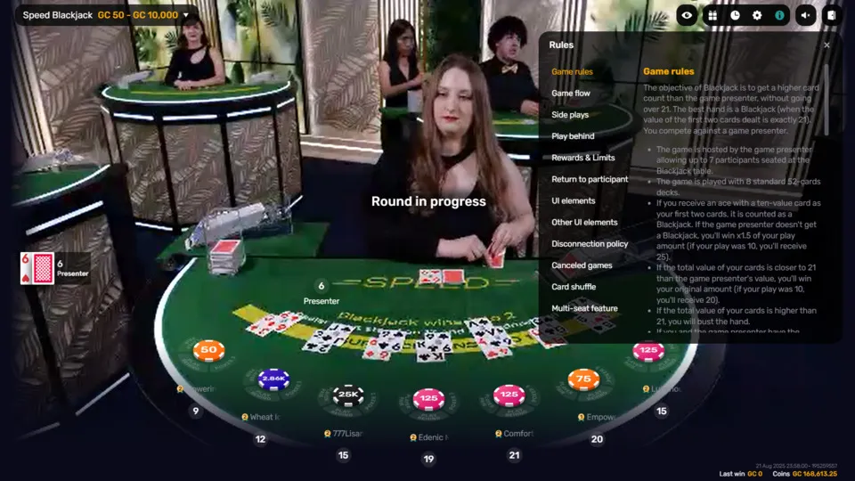 Play Speed Blackjack by ICONIC21 | HelloMillions