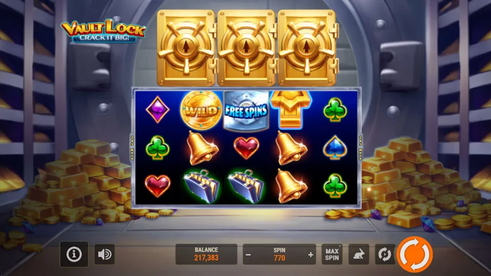 Play Vault Lock: Crack it Big! Slot | HelloMillions