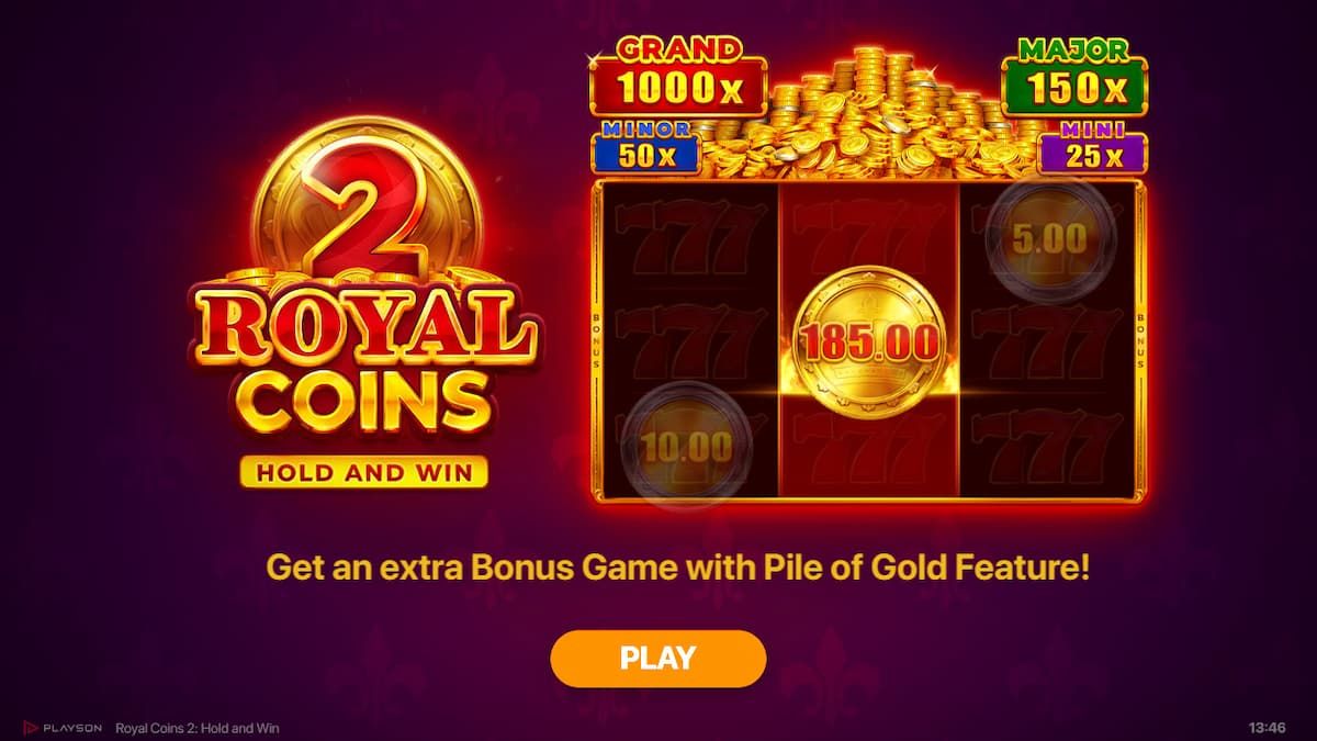 Play Royal Coins 2: Hold and Win Slot | HelloMillions