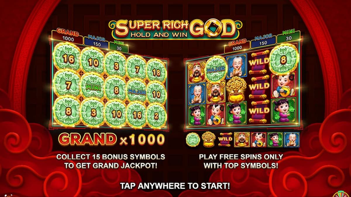 Play Super Rich God Slot | HelloMillions