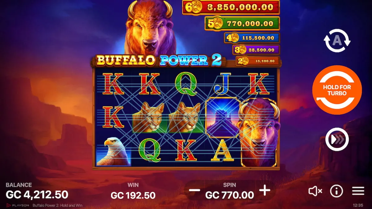 Play Buffalo Power 2: Hold and Win Slot Game | McLuck Social Casino