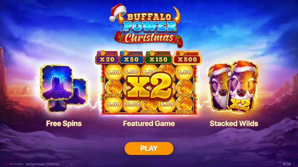 Play Buffalo Power Christmas Slot Game | McLuck Social Casino